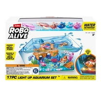Zuru Robo Alive Toy - Robotic Realistic Kids' Fish Tank Playset with ...