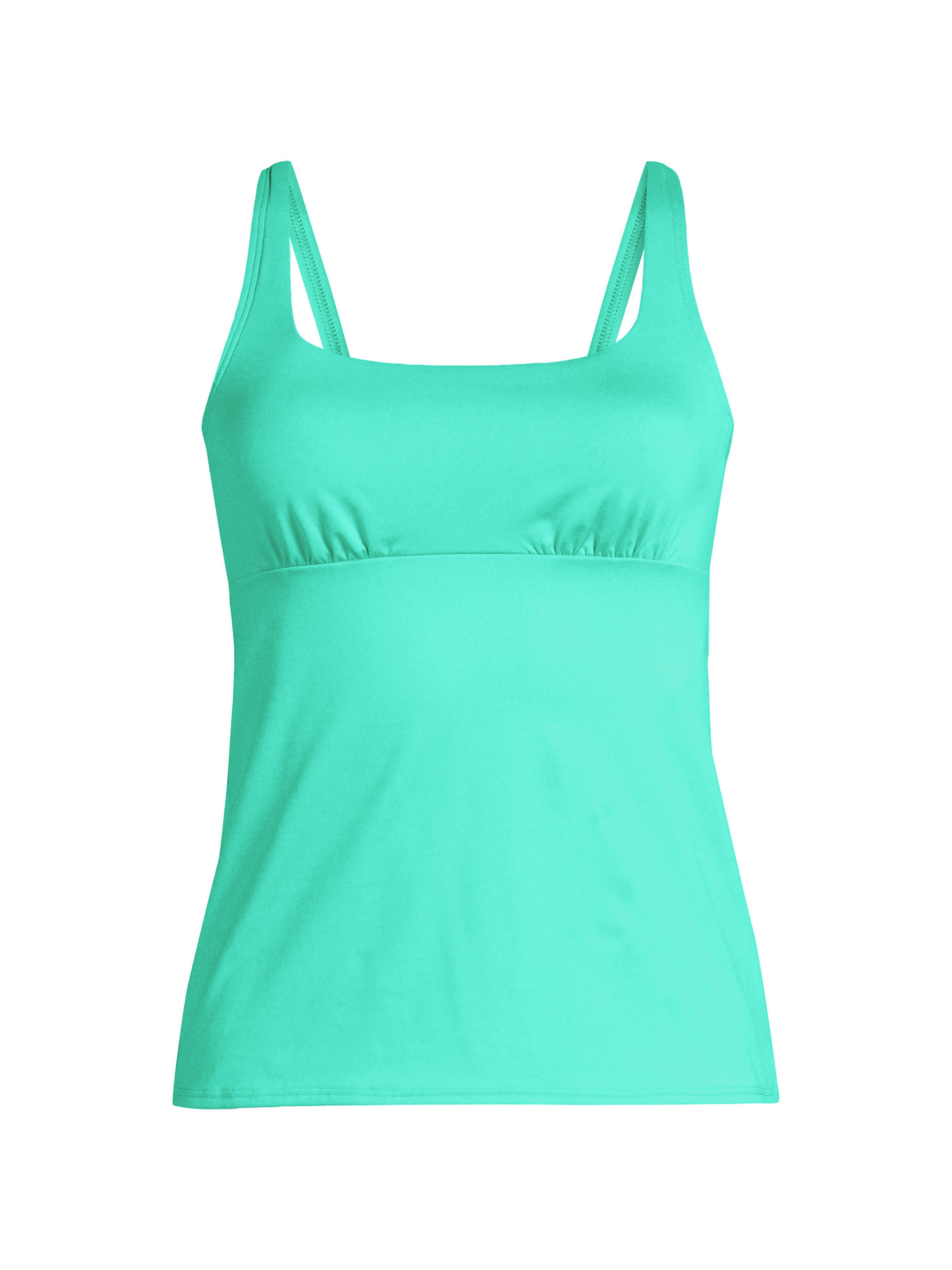 Lands' End Women's Plus Size Chlorine Resistant Square Neck Underwire ...