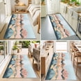 Area Rug 2x6ft Abstract Pink Green Mountain Area Rugs for Kitchen ...