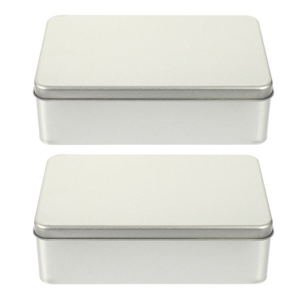 POINTERTECK Box Tin Storage Case Tins Boxes Metal Tinplate Cookie Candy ...