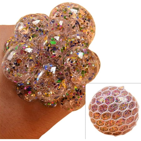 Soft Squishie Grape Mesh Ball IGUOHAO s Relieve Stress Fidget Grape ...