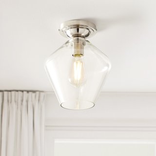 Hunter Maple Park Noble Bronze with Clear Glass 5 Light Linear Cluster ...