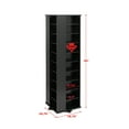 Large 4-Sided Spinning Tower, Black - DVD & CD Rotating Storage ...