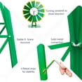 8ft Garden Windmill, Heavy Duty Durable Metal Weather Vane for Backyard ...