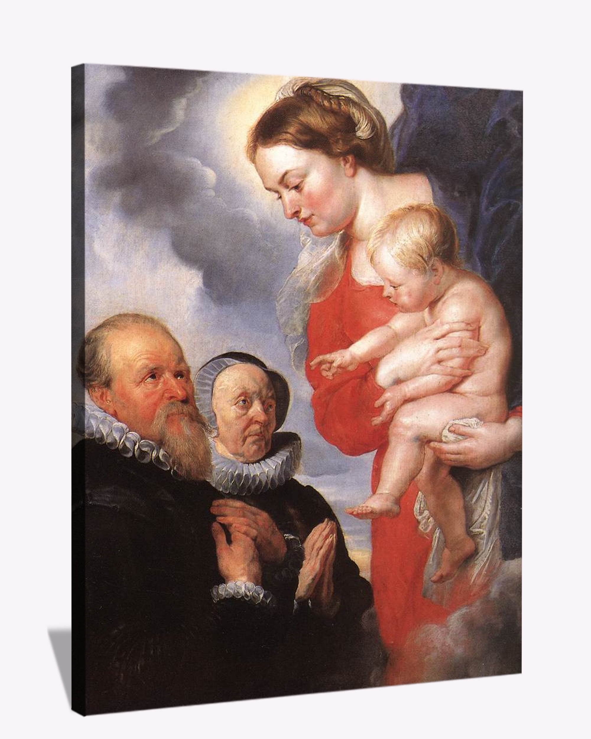 Peter Paul Rubens Paintings Rubens Virgin And Child Framed Canvas Wall ...