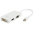 3 In 1 Thunderbolt Mini Display Port DP To HDMI VGA DVI Adapter Cable ...
