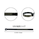 Kaloaede Ring Sizer Measuring Tool, Reusable Finger Size Gauge for ...