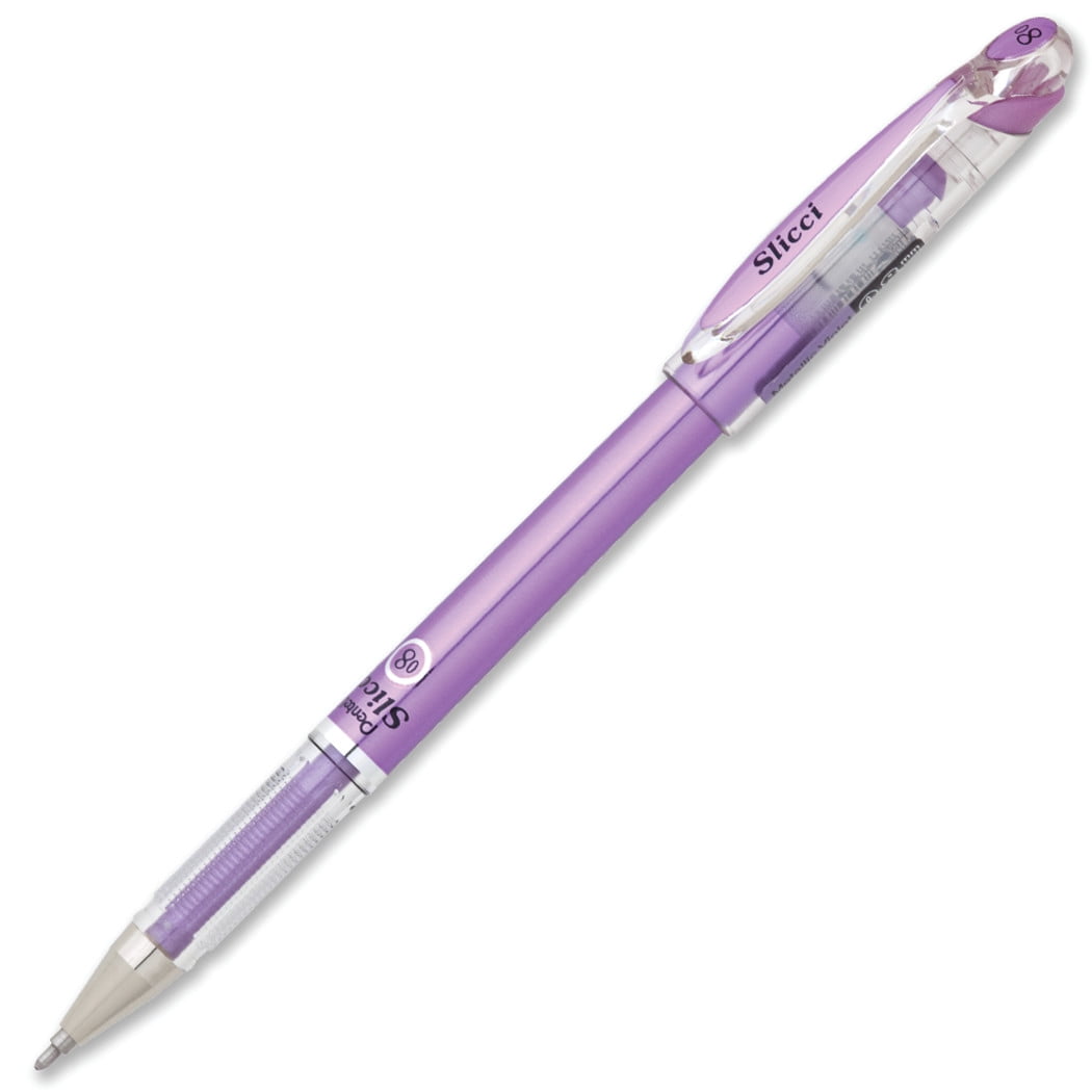 Pentel Slicci Metallic Gel Pen, Violet - Walmart.com