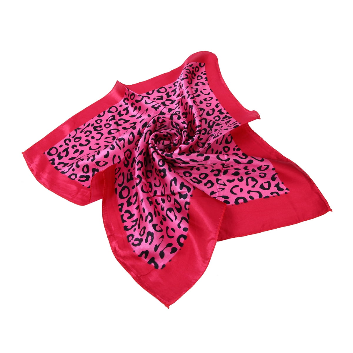 Premium Silk Feel Animal Print Square Satin Scarf - Walmart.com