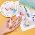 1Set DIY Keychain Making Kits with Openable Acrylic Bottle Big Pendants ...