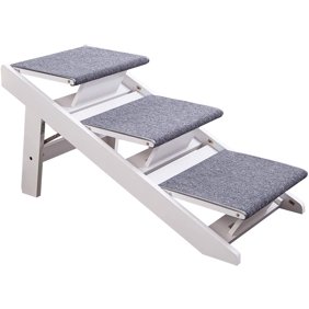 Booster Bath PSUSA Portable Dog Steps, Gray, Medium, 19"L x 6"W x 34"H ...