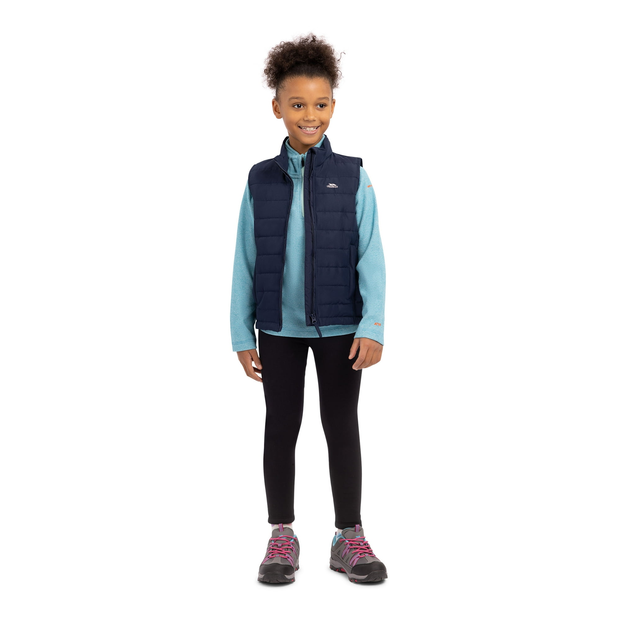 Click here for Trespass Girls 1/2 Zip Jumper Pullover Pockets Ant... prices