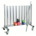Studio Dumbbell Rack with Casters, 1100 Pound Capacity, Silver ...