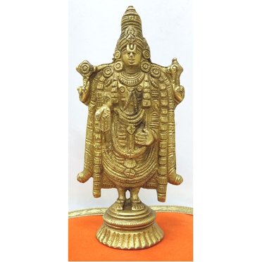 Brass Virat Roop of Lord Vishnu Statue 3186g, Large Vishnu Krishna Idol ...