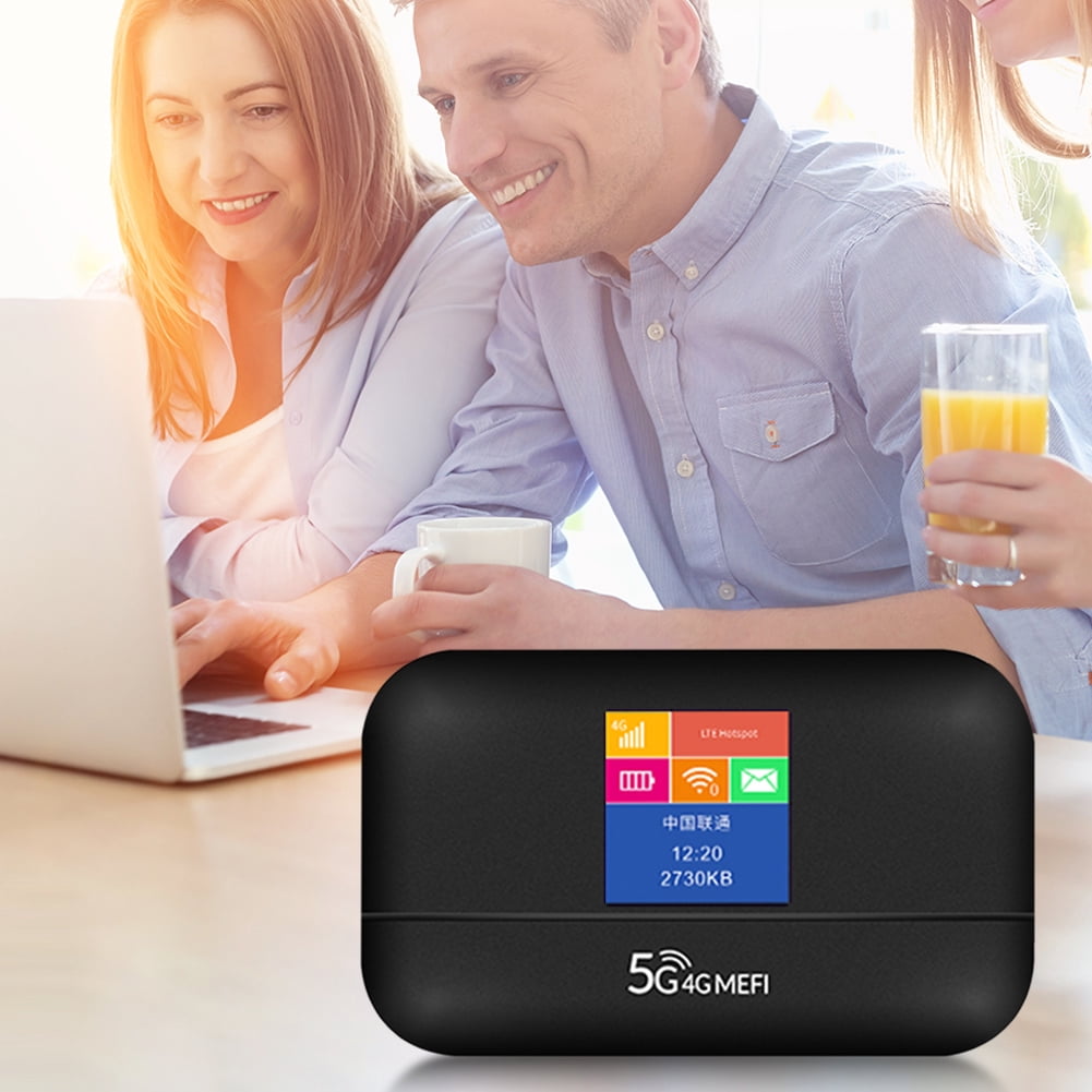 Router 4G LTE 150Mbps Alta Velocidad Portátil WiFi Móvil MIFI (LCD ...
