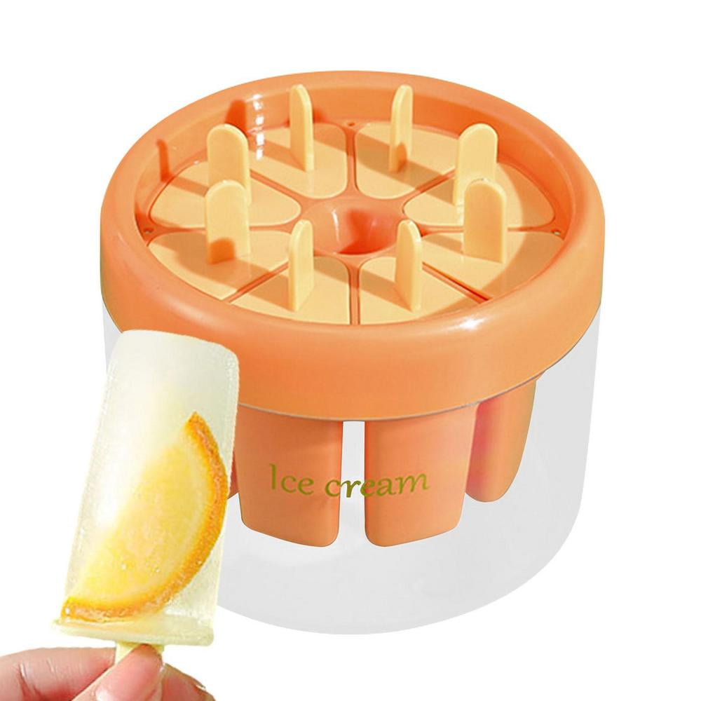 Tohuu sicles Molds 8 Cavity Ice Molds Ice Storage Container Reusable ...