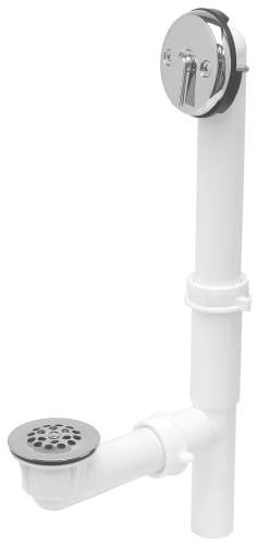 PROPLUS® PVC WASTE AND OVERFLOW TRIP LEVER, 1-1/2", CHROME TRIM per 3 ...