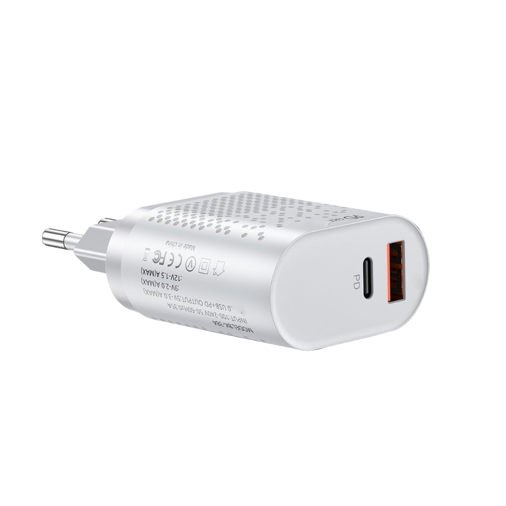 Fast Charge PD Charger 18w USB-A+Type-C Dual-Port Charging Dual-Port ...