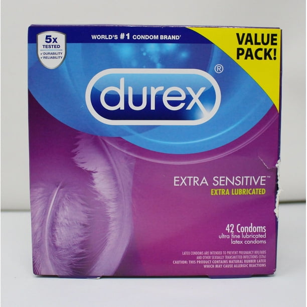 Durex Extra Sensitive Value Pack 42 Latex Condoms