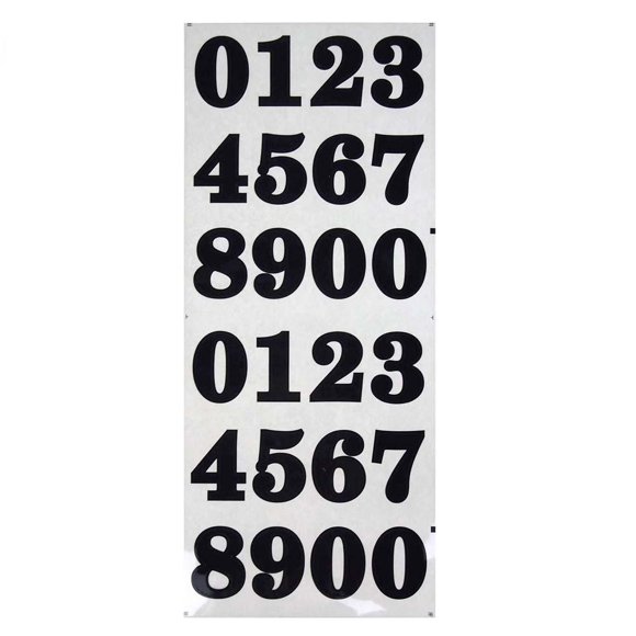 1 Inch Number Stickers