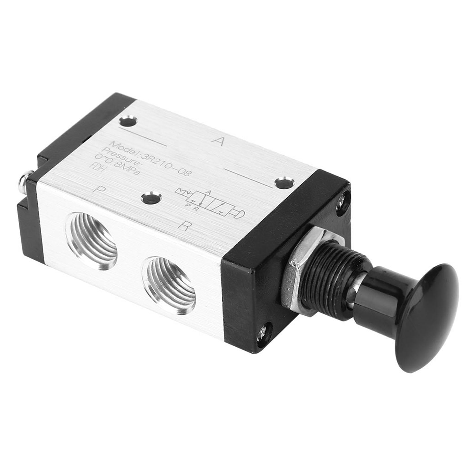 3R210‑08 Válvula solenoide neumática de 2 posiciones y 3 vías accionada ...