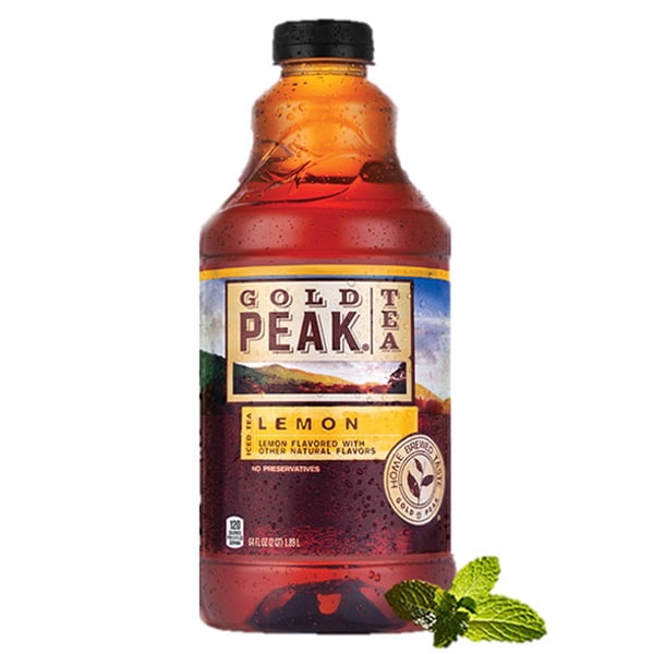 Gold Peak Lemon Tea 64 oz Plastic Bottles - Pack of 8 - Walmart.com