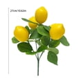 ToyKingdee Artificial Lemon Branch Pick with Foliage, Fake Lemon Spray ...