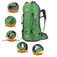60L Waterproof Lightweight Hiking Backpack with Rain Cover,Outdoor ...