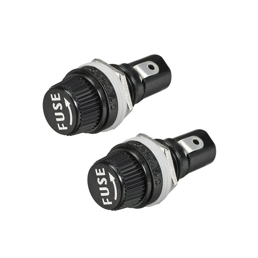 Screw Cap Panel Mounted 5mm x 20mm Fuse Holder AC 125V/15A 250V/10A ...