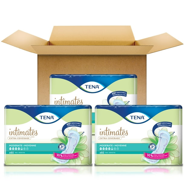 Tena Intimates Extra Coverage Moderate Pads, 180 ct - Walmart.com