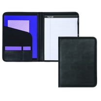Samsill Professional Padfolio, 8.5"x11" Writing Pad Included, Black ...