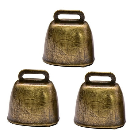 gufffrom 3x Retro Grazing Bell Small Cowbell Loud Bells for Cow Horse ...