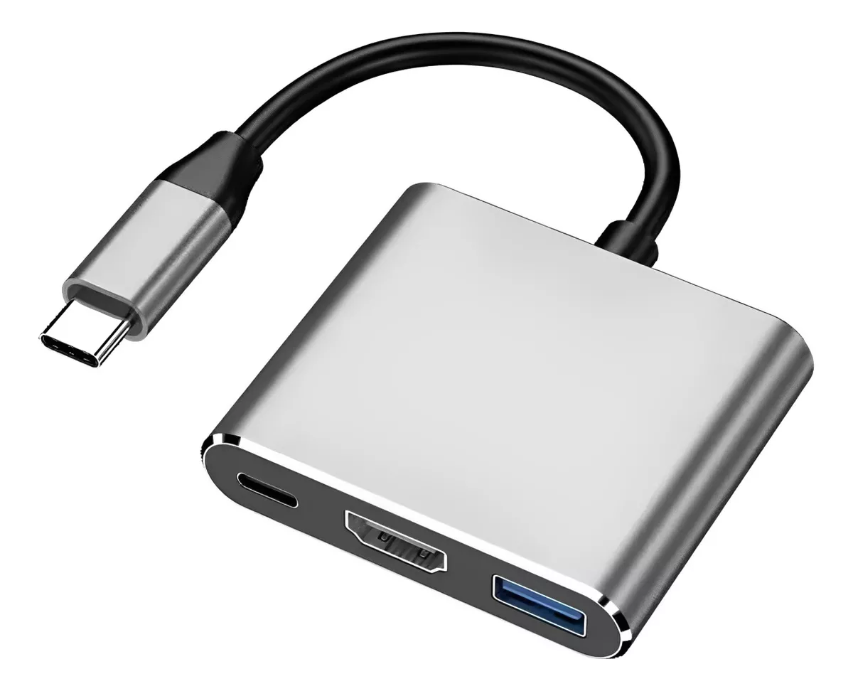 Adaptador Usb C A Hdmi, Hub Hdmi 3 En 1 Tipo C Multiconector | Walmart ...