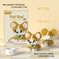 Cute Pet Miniature Building Blocks Set, Assorted Animal Figures - Corgi ...