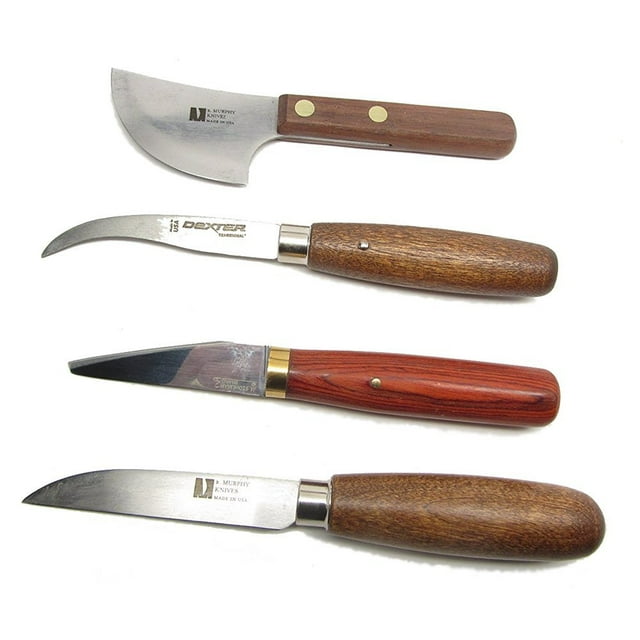 Set of 4 - Tandy Al Stohlman Leathercraft Trim Skiving Dexter Russell ...