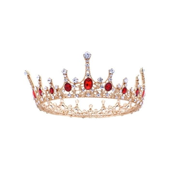 Princess Tiara Mini Crown Bridal Rhinestone Decor Hairband Toy Crown ...