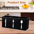 2-piece acrylic kitchen utensil storage organizer, silverware utensil ...