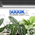 4FT T8 LED Grow Light Strips 6-Pack Full Spectrum 5000K Daylight White ...