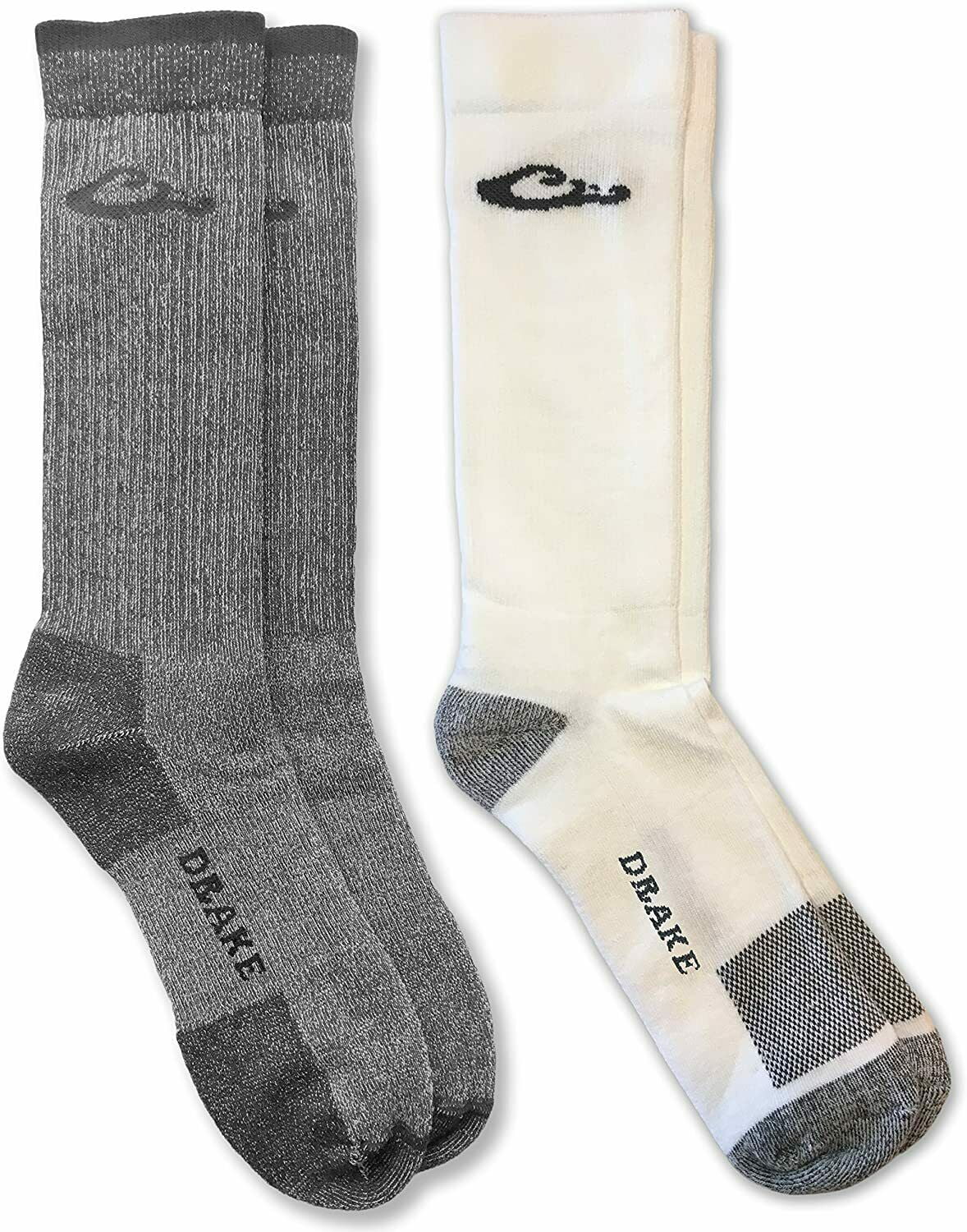 Drake Mens Socks, Thermal Merino Wool and Wick Boot Sock System, 2 ...