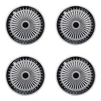 Alpena 16in VR Carbon Wheel Cover Kit Black 4 Pack, Model 58260 ...