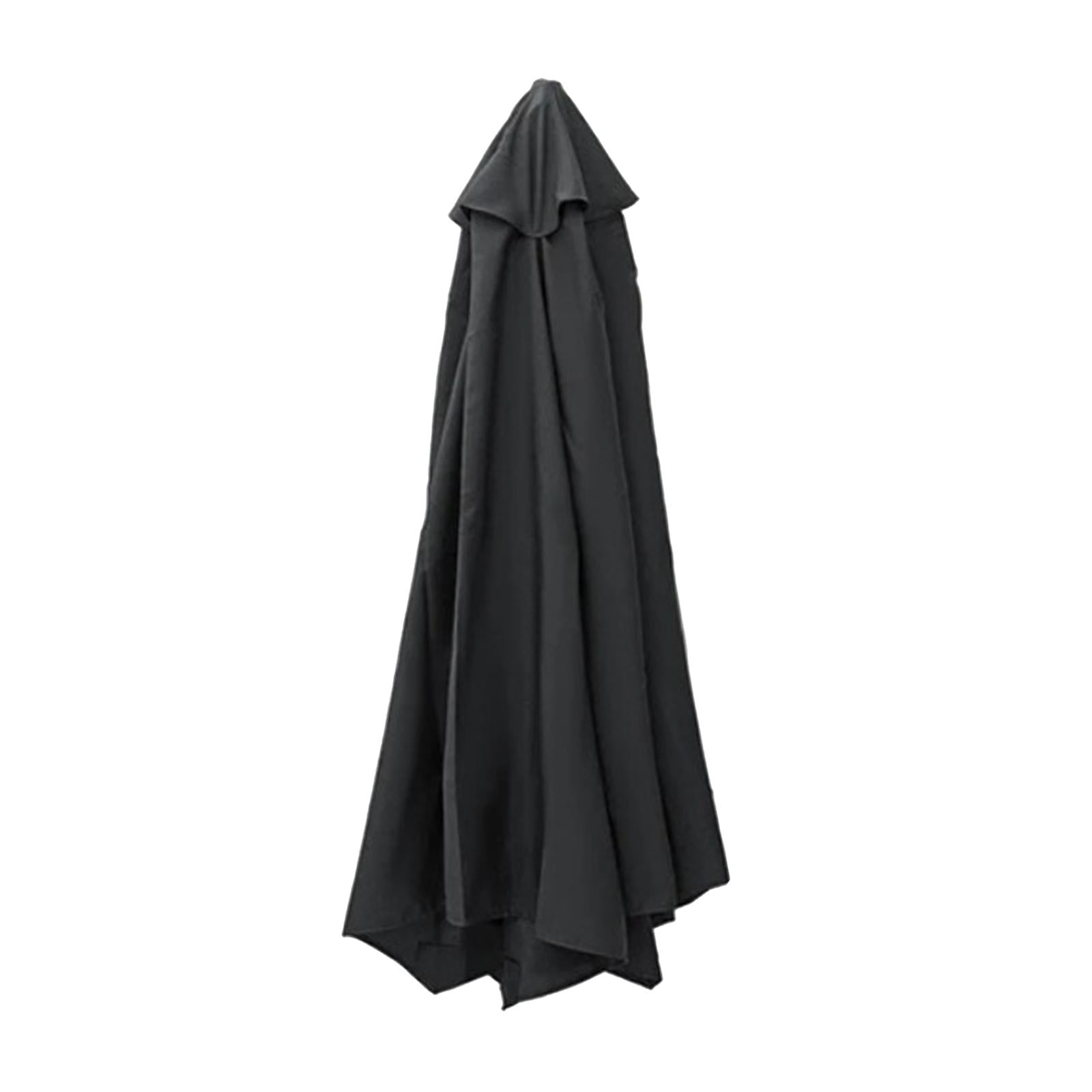 Fabric Parasol Strong Patio Umbrella Surface Covers 2. 8 Rib Black ...
