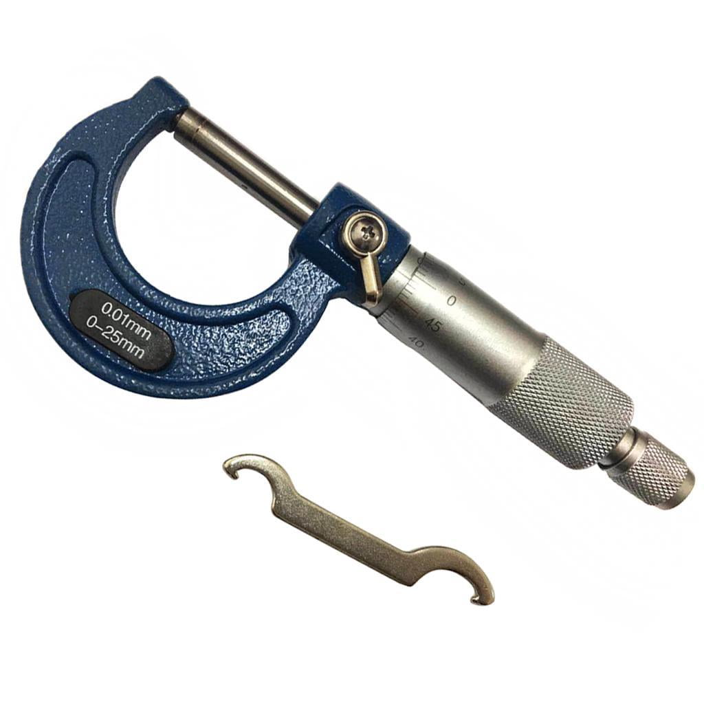 0-25mm Outside Machinist Tool with Wrench Vernier Caliper Heavy Duty ...