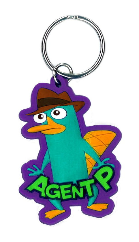 Phineas and Ferb Agent P Laser Cut Rubber Keychain - Walmart.com