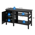 Dextrus 55-75 Gallon Large Aquarium Stand,Heavy Duty Metal Fish Tank ...