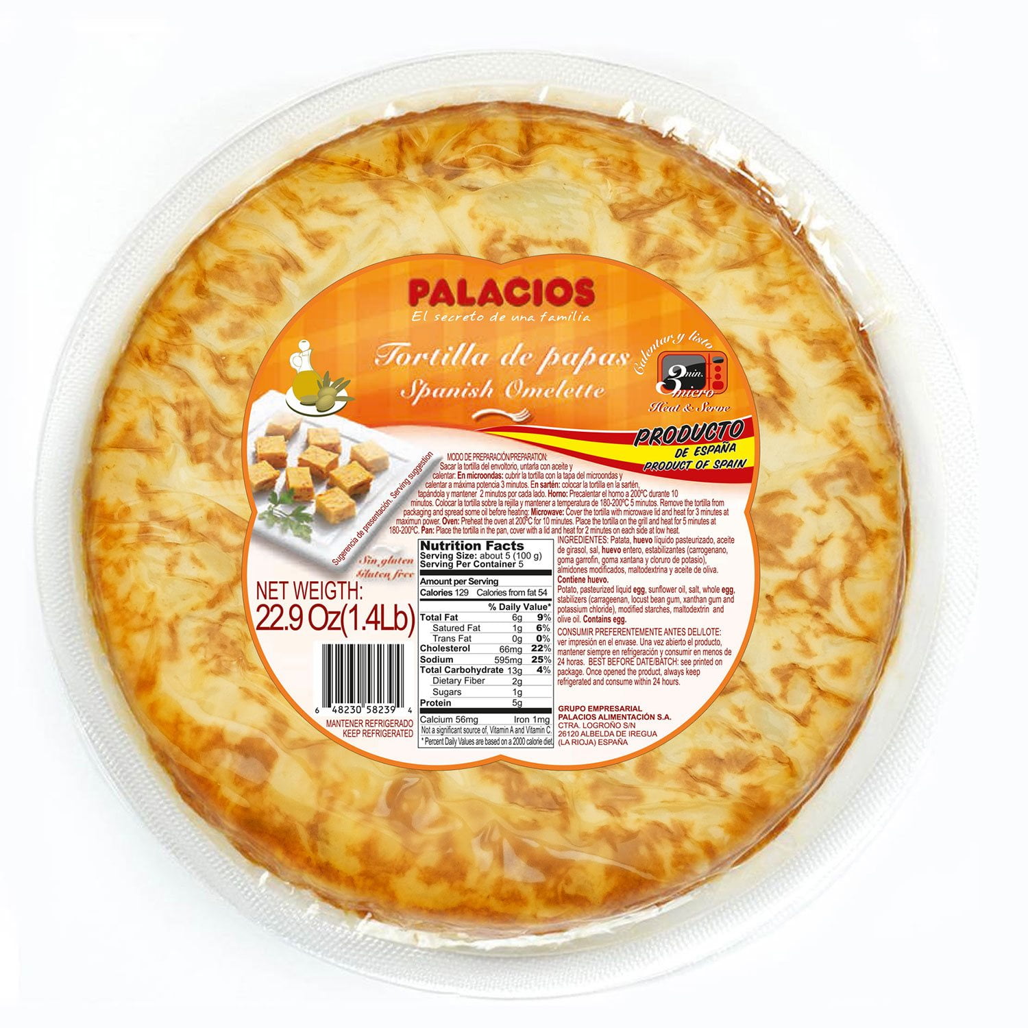 Palacious Tortilla de Papas 22.9 oz. - Samsclub.com