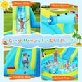 Qhomic Inflatable Water Slide with Inflatable Pool, Water Jets ...