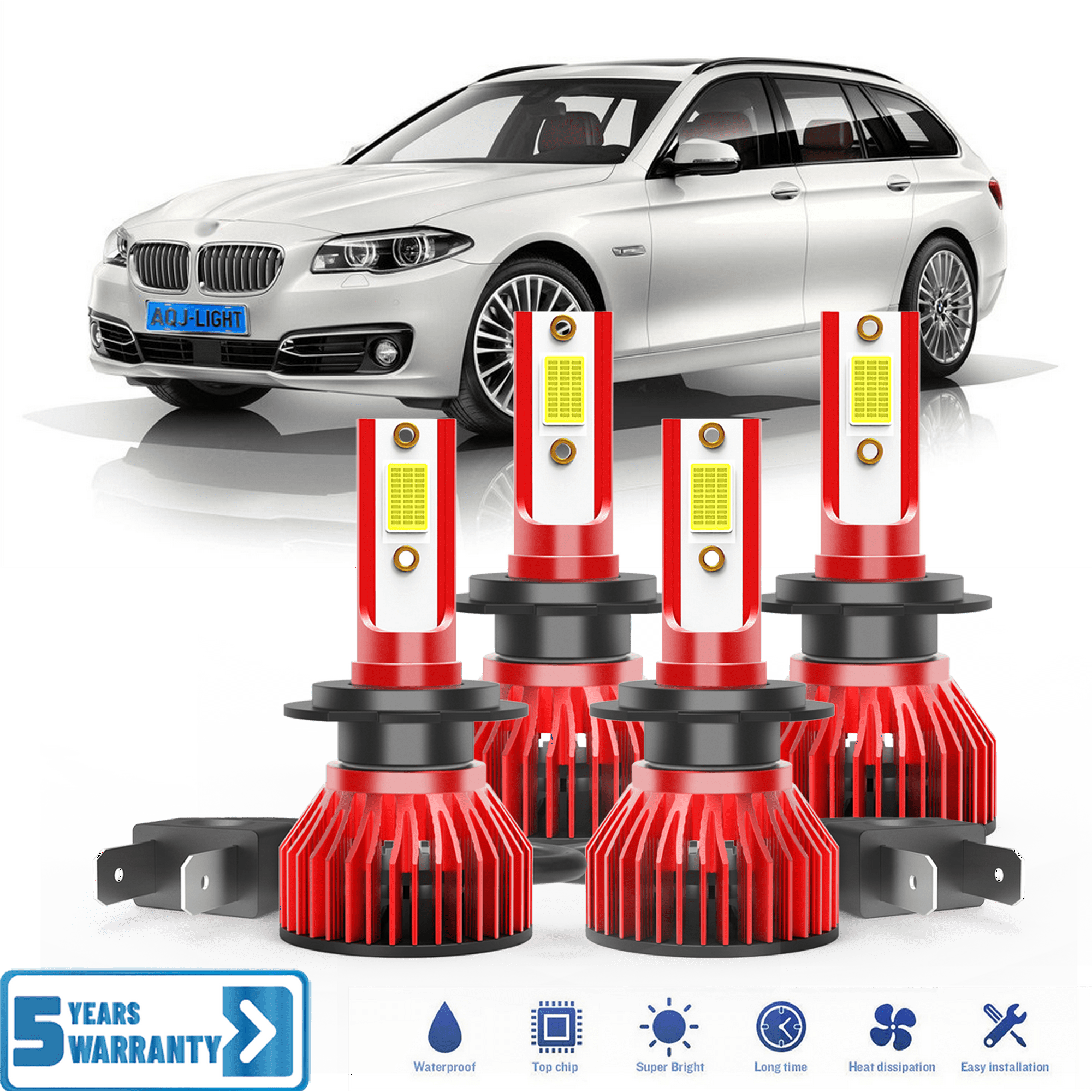 Click here for Aqj Fit For Bmw 528i 2008 2009 2010 - H7 H7ll Led... prices