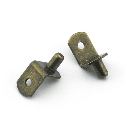 Qianli 40 Pcs Bronze Tone Shelf Support Pegs,1/4 Inch Diameter Shelf ...