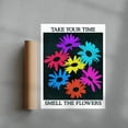 Affixzi Take Your Time, Smell The Flowers, Unframed Paper Poster ...