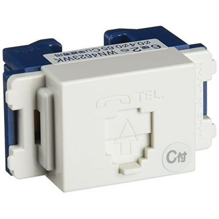 Panasonic WN4623WK Telephone Modular Jack with Embedded C 6 Pole 2 Core ...